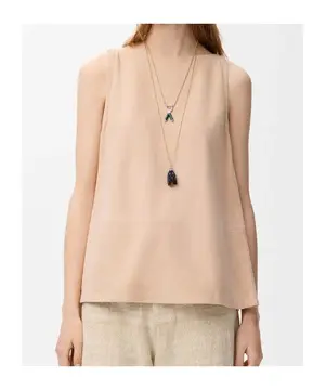 Loewe Top In Suede Goatskin