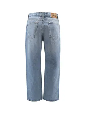 StÜssy Denim Trousers With Belt Loops
