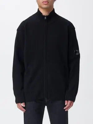 C.P. COMPANY High Neck Logo Plaque Jacket