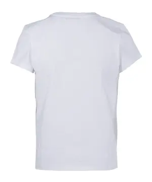Polo Ralph Lauren Crewneck T-shirt With Embroidered Logo - White