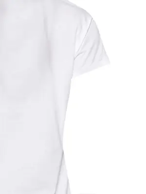 Polo Ralph Lauren Crewneck T-shirt With Embroidered Logo - White