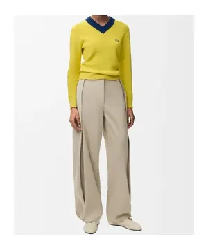 Loewe Trousers In Cotton And Silk