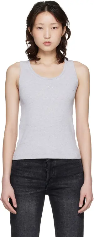 Maison Kitsuné Baby Fox Ribbed Tank Top