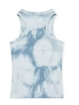 Off-White Tie-dye Ribbed Top