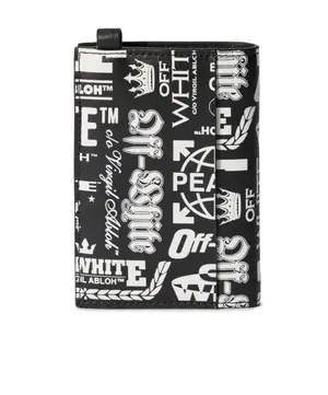 Off-White Heritage Multilogo Wallet - Black White