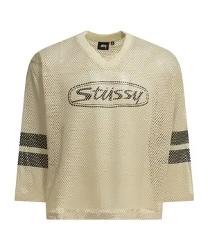 StÜssy V-neck T-shirt - Nude