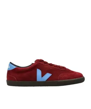 VEJA Volley Round Toe Lace-up Sneakers - Red