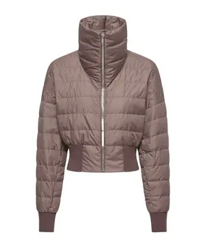Moncler Rick Owens Cropped Down Jacket - Gray