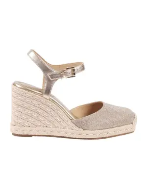 Michael Kors Buckled Platform Espadrilles