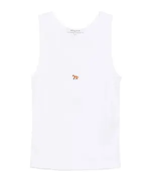 Maison Kitsuné Maison Kitsun Baby Fox Tank Top - White
