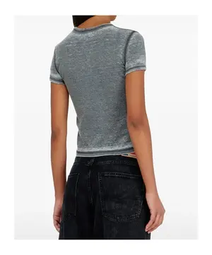DIESEL® Strass-embellished Burnout T-shirt