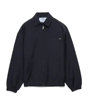 Prada Mohair-wool Blouson Jacket - Blue