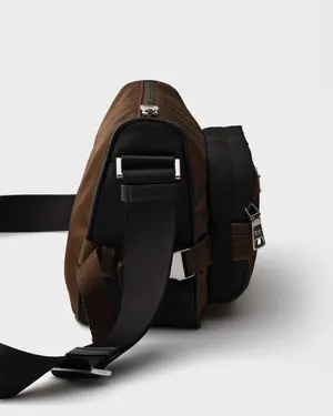 Prada Re-nylon And Leather Shoulder Bag