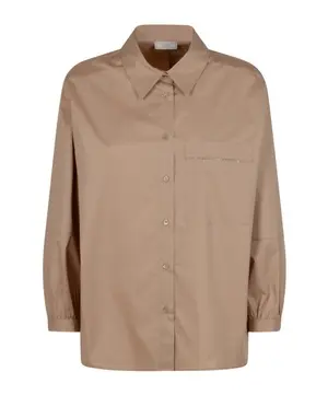 Peserico Long-sleeved Shirt - Nude