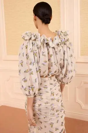 Ulla Johnson Ondine Organza Blouse
