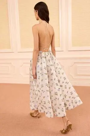 Ulla Johnson Fleurine Backless Organza Dress