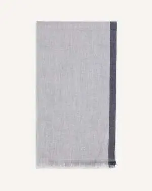 Brunello Cucinelli Cashmere Scarf - Grey