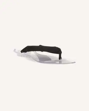 Alaïa Satin Flip-flop Sandals
