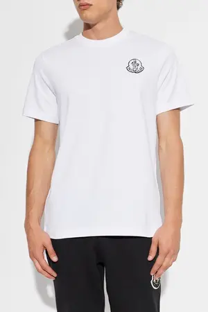 Moncler T-shirt With Printed Logo