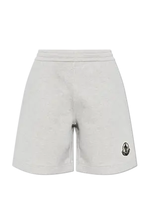 Moncler Logo Sweatshorts - Grey
