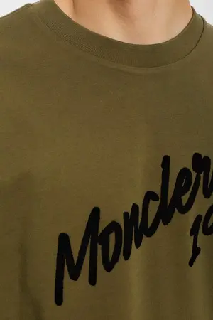 Moncler T-shirt With Logo - Green