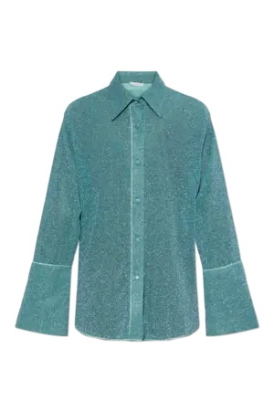 Oseree Shirt With Lurex Thread