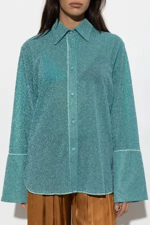 Oseree Shirt With Lurex Thread