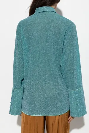 Oseree Shirt With Lurex Thread