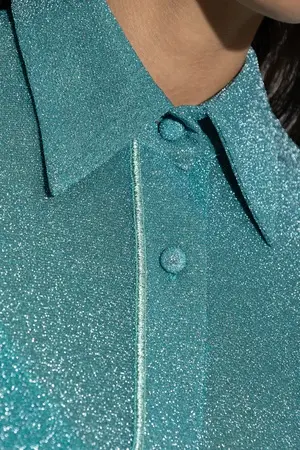 Oseree Shirt With Lurex Thread
