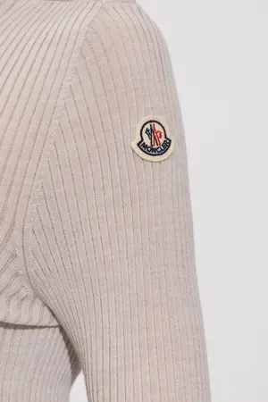 Moncler Wool Turtleneck With A Stand-up Collar