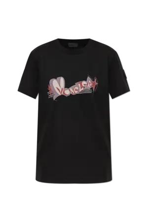 Moncler T-shirt With Printed Logo