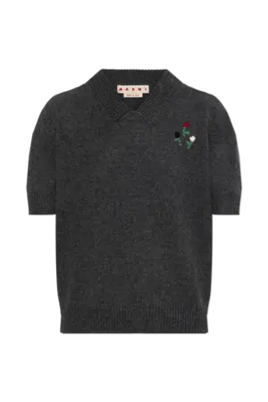 Marni Wool Sweater With Short Sleeves