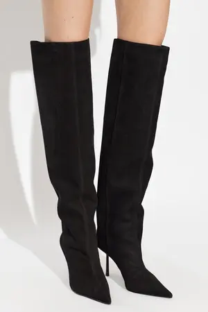 LE SILLA Suede Heeled Knee Boots "bella