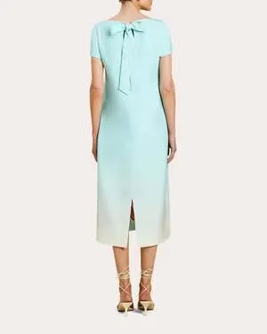 Mestiza New York Adria Reversible Crepe Column Midi Dress