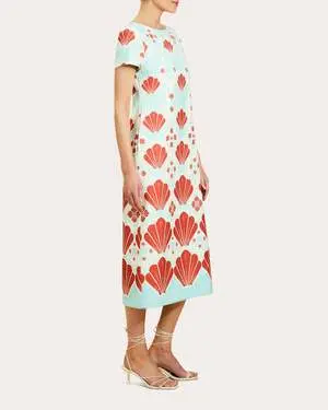 Mestiza New York Adria Reversible Crepe Column Midi Dress