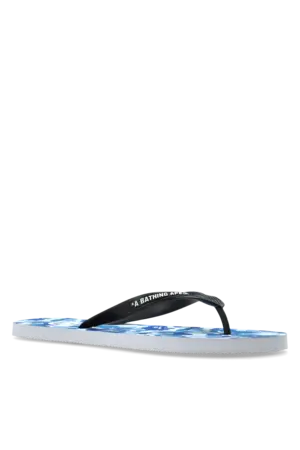 A BATHING APE Camouflage Motif Slides