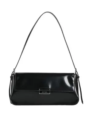 By Far Glossed Leather Shoulder Bag