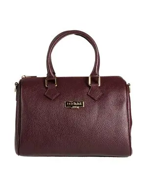 BALDININI Handbag Burgundy Leather