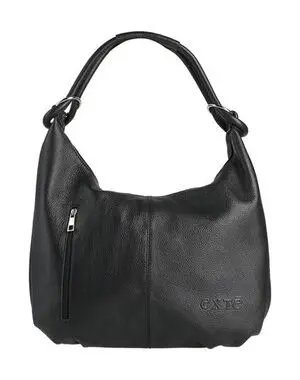 EXTE Handbag Dark Leather - Black