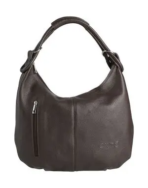 EXTE Handbag Dark Leather - Brown