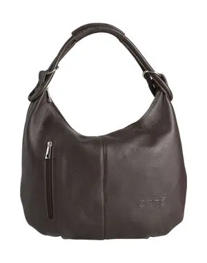 EXTE Handbag Dark Leather - Brown