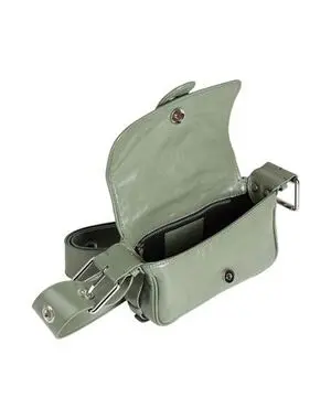 By Far Military Lambskin Shoulder Bag - Green