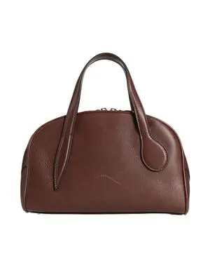 LIFFNER Leather Bowler Bag