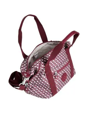 KIPLING Handbag Burgundy Polyester