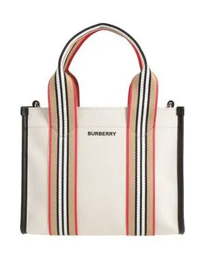 Burberry Handbag Textile Fibers, Leather - Beige