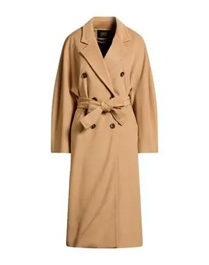 Roberto Cavalli Belted Double-breasted Coat - Camel