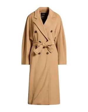 Roberto Cavalli Wool Blend Double-breasted Belted Coat