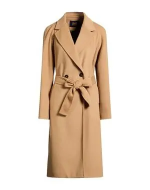 Roberto Cavalli Wool Blend Belted Coat - Camel
