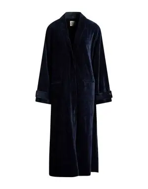 FORTE_FORTE Single-breasted Corduroy Coat - Blue