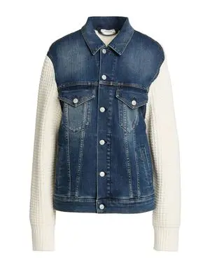 Fabiana Filippi Denim And Knit Trucker Jacket